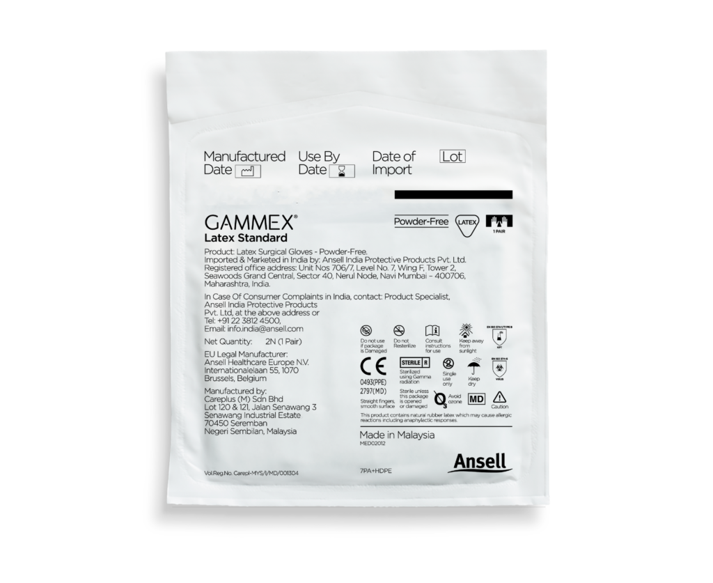 GAMMEX® Latex Standard -50 Pairs – Healthcareshoppie